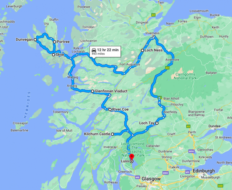 Scotland road trip itinerary - Changing Coastlines